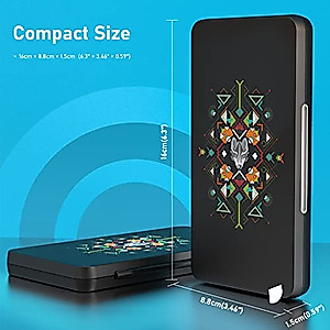 TiMOVO 24 Game Card Case for Nintendo Switch OLED 2021/Switch/Switch lite, 24 Game Holder Cartridge Case for Switch Game Cards and 24 SD Cards, Compact & Portable Game Storage Case Box, Wolf
