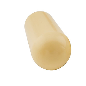 Musiclily Pro Inch Size Thread Plastic Guitar 3 Way Toggle Switch Tips LP Switch Caps Switch Knobs for USA Les Paul Pickup Selector Switchcraft Switch, Cream(2 Pieces)