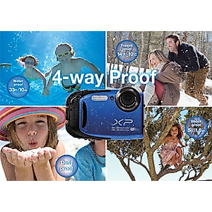 Fujifilm XP70 16 MP Digital Camera with 2.7-Inch LCD (Orange)