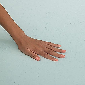 Beautyrest Thermagel Deluxe Cooling Pressure-Relieving Memory Foam Mattress Topper, Queen, 3-Inch, Blue