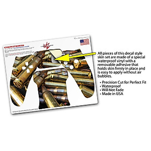 WraptorSkinz Skin Wrap compatible with Sony PS5 DualSense Controller Bullets (CONTROLLER NOT INCLUDED)