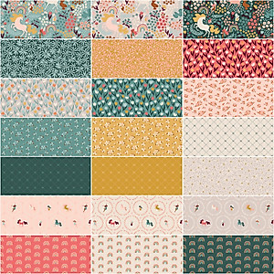 Ashley Collett Design Fairy Dust Rolie Polie 40 2.5-inch Strips Jelly Roll Riley Blake RP-12440-40