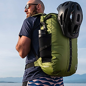 AquaQuest Cloudbreak 30L Backpack - 100% Waterproof Heavy Duty Roll Top Bag - for Hunting, Fishing, Military - Camo