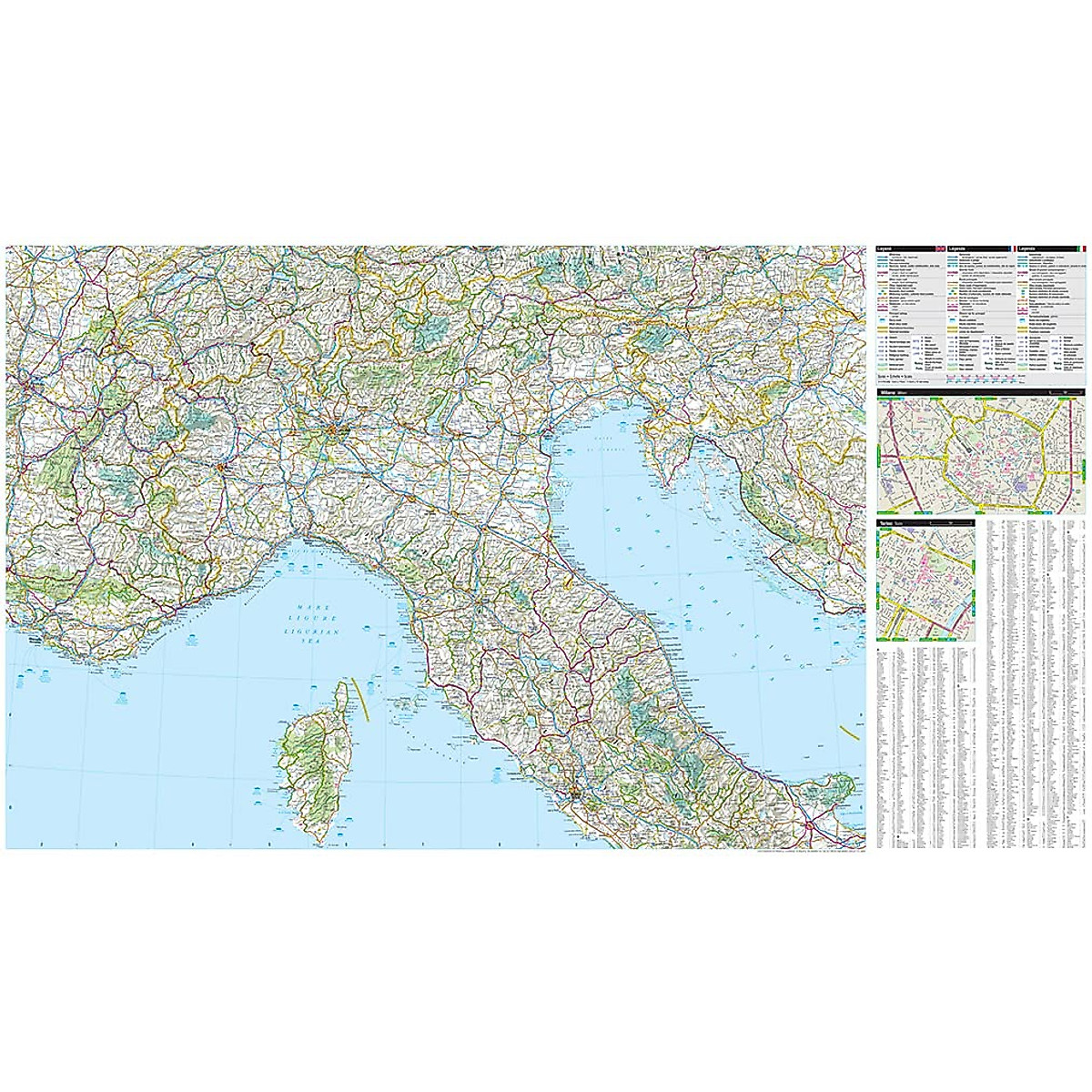 Philip's Italy Road Map (Philip's Sheet Maps)