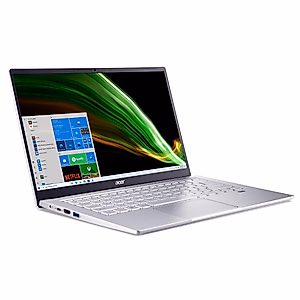 Acer Swift 3 Thin & Light Laptop | 14" Full HD IPS 100% sRGB Display | AMD Ryzen 7 5700U Octa-Core Processor | 8GB LPDDR4X | 512GB NVMe SSD | WiFi 6 | Backlit KB | FPR | Amazon Alexa | SF314-43-R2YY