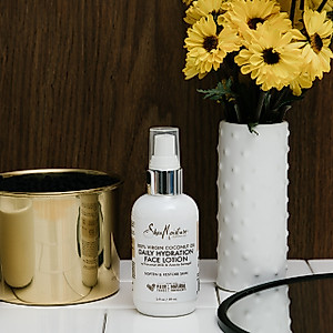 Sheamoisture Daily Hydration Face Lotion for All Skin Types 100% Virgin Coconut Oil for Daily Hydration 3 oz