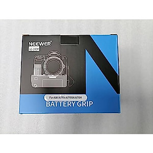 NEEWER Vertical Battery Grip Replacement for VG-C4EM with Two NP-FZ100 Batteries & Charger Kit, Compatible with Sony A7R V A7R IV A9 II A7 IV A7S III A1, BG A7IV