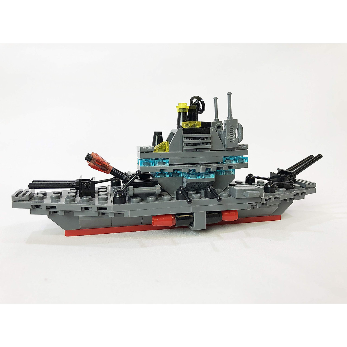 Brick Loot USS Naval Military War Weapon Ship- Brick Building Blocks - Quality Bricks - Compatible with Lego and All Major Brands