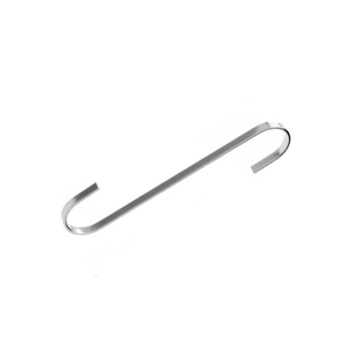 LuoQiuFa 8 inch Extra Large S Shaped Hooks, Heavy Duty Long S Hooks for Hanging Plant Extension Hooks for Kitchenware,Utensils,Pergola,Closet,Flower Basket,Garden,Indoor Outdoor Uses(Silver 4 Pack)