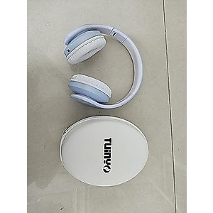 TUINYO Wireless Headphones Over Ear, Bluetooth Headphones with Microphone, Foldable Stereo Wireless Headset-Rose Gold