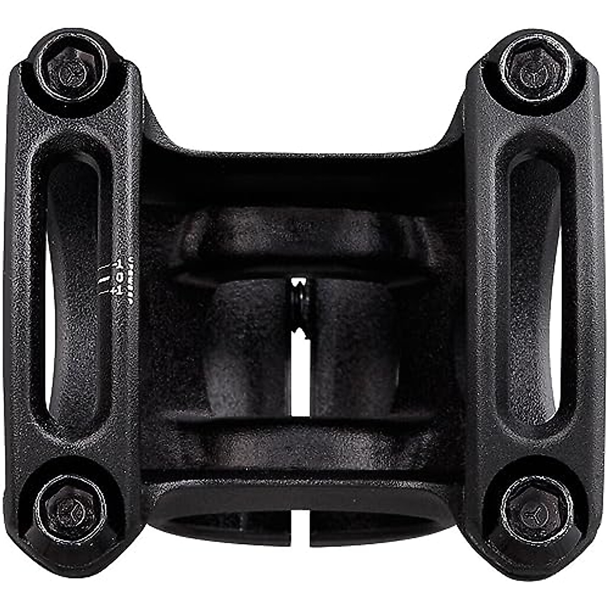 Spank Split 35 Enduro Trail Shotpeen Anodized Bicycle Stem, Universal Fit, Cycling Stem, Mountain Bike Stem, Bar Clamp, Shotpeen Anodized Stem, CNC-optimised (40mm,Black)