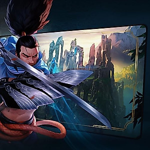 Logitech G840 XL Cloth Gaming Mouse Pad - 0.12 in Thin, Stable Rubber Base, Performance-Tuned Surface, Official League of Legends Edition