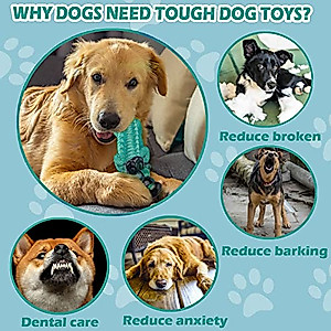 ADSDIA Large Dog Chew Toys/Tough Durable Dogs Chew Toys/Indestructible Dog Toys/Dog Toys for Aggressive Chewers/Interactive Dog Toys Gift for Medium Dog Large Dogs Breed,Heavy Duty Dog