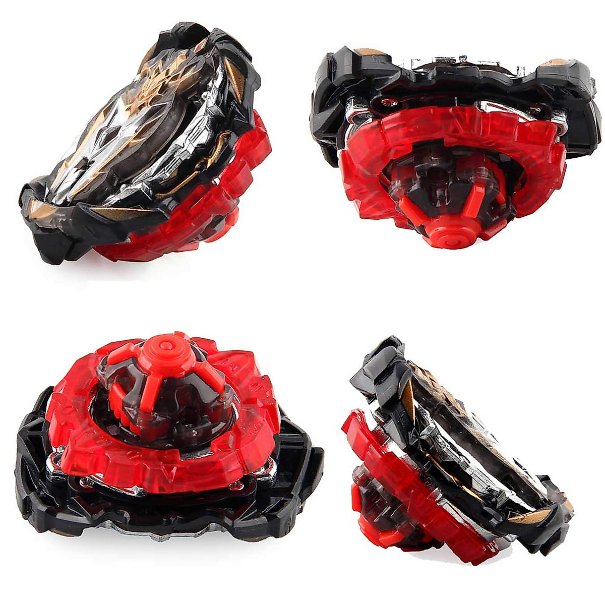 Dwin Bey Battle Burst Blade GT B 153 Prime Apocalypse Dagger Ultimate Reboot Black Left and Right Launcher Handle Starter Set Gaming Battling Top God Bay LR Bey Launcher Spinning Toys Gift for Boy