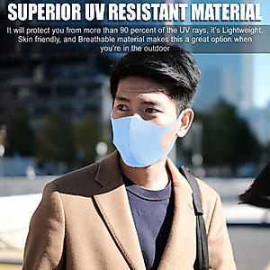 10 PACK Face Covers with Elastic Ear Loop Cover Full Face Anti-Dust, Unisex, Washable and Reusable for Men and Women, soft on the face and skin (Colorful)