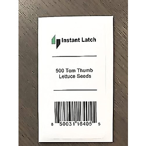 Instant Latch 500 Tom Thumb Lettuce Seeds,Non-GMO,Fresh Garden Seeds