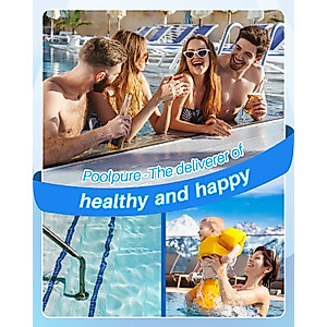 POOLPURE PLF120A Pool Filter Replaces Hayward C1200, CX1200RE, Pleatco PA120, Ultra-B2, Unicel C-8412, Filbur FC-1293, Clearwater II 125, Waterway Pro Clean PCCF-125, L x OD:23 1/4" x 8 15/16"