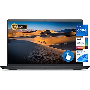 Dell Newest Inspiron 15 3530 Laptop, 15.6" FHD Touchscreen, Intel Core i7-1355U Processor, 64GB RAM, 2TB SSD, Webcam, HDMI, Bluetooth, Wi-Fi 6, Windows 11 Home, Black
