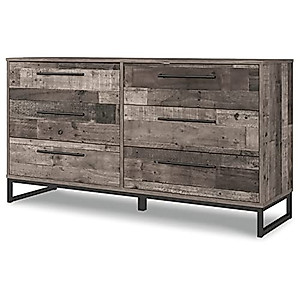 Signature Design by Ashley Neilsville 6 Drawer Dresser, Dark Brown
