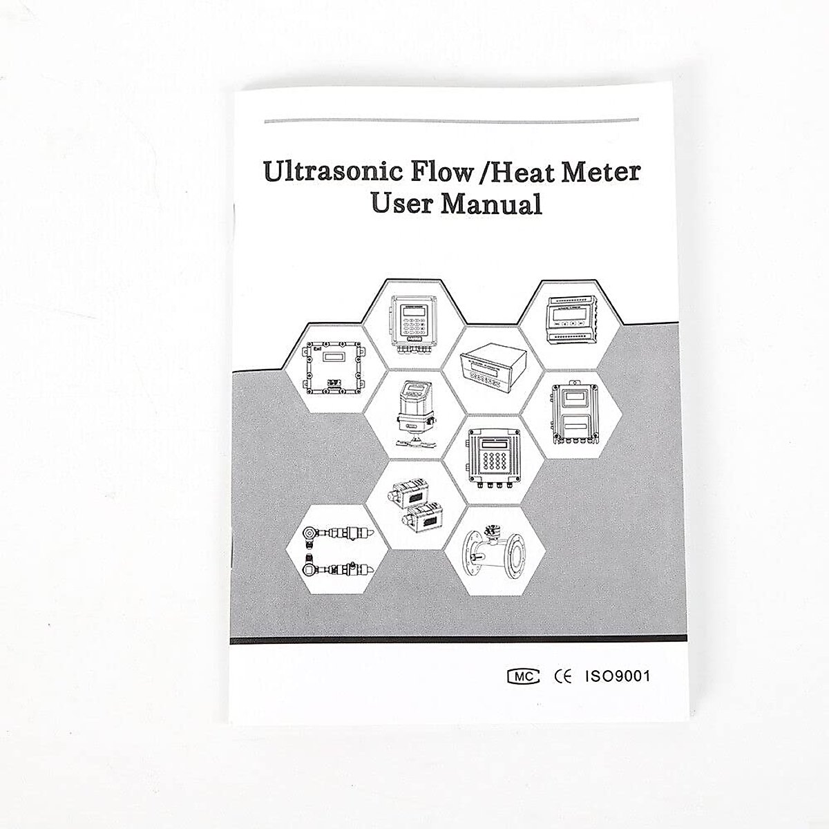 TUF-2000B Ultrasonic Flow Meter Wall Mounted Liquid Flowmeter, Flowmeter Fixed Water Ultrasonic,Water Liquid Flowmeter Transducers for Pipe Size DN32~DN6000mm
