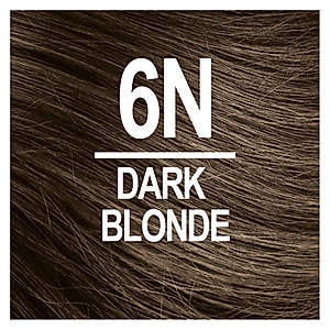 Naturtint 6N Dark Blonde Permanent Hair Color (Pack of 6), Ammonia Free, Vegan, Cruelty Free, up to 100% Gray Coverage, Long Lasting Results (Packaging may vary)