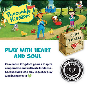 Peaceable Kingdom Race to the Treasure! Cooperative Path Building Game for 2 to 4 Kids Ages 5+
