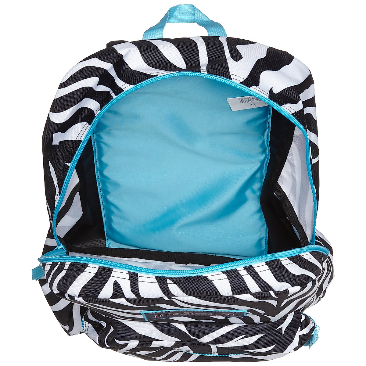 Jansport Overexposed Miss Zebra/Mammoth Blue T08W0CX