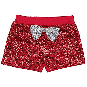 UNIQUEONE 3Pcs Baby Girls Merica Flag Stars Print Romper Bodysuit Sequins Shorts+Headbands Sets