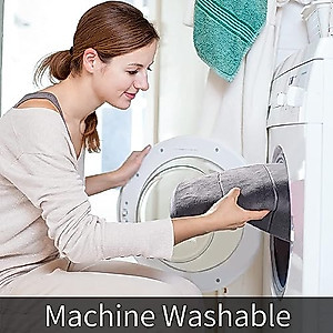 Luxcidy Memory Foam Bath Mat Rug, Non Slip Super Water Absorption Soft Bathroom Rugs, Water Absorbent and Machine Washable Bath Rug for Bathroom, Shower, and Tub，17x24+31.5x19.8 Inches (Red)