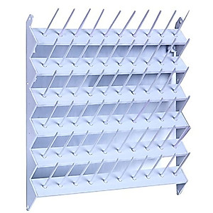 Deluxe Embroidex 60 Spool Cone Thread Stand/Rack Organizer for Sewing and Embroidery Machine Easy Setup