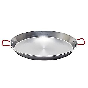 Garcima 18-Inch Carbon Steel Paella Pan, 46cm