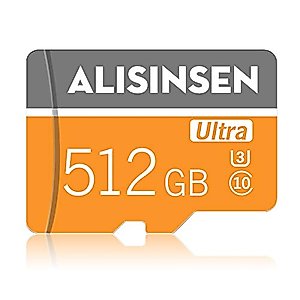 Micro SD 512GB Micro SD Memory Card 512GB TF Card High Speed Memory Card 512GB Class 10 with SD Card Adapter fo Smartphones,Tablets,PCs,Camera Computer