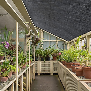 70% Garden Shade Cloth, 10x20FT HDPE Mesh Tarp with Upgraded Grommets, Keten UV-Resistant Outdoor Sun Shades for Greenhouse, Garden, Patio Plants, Pergola