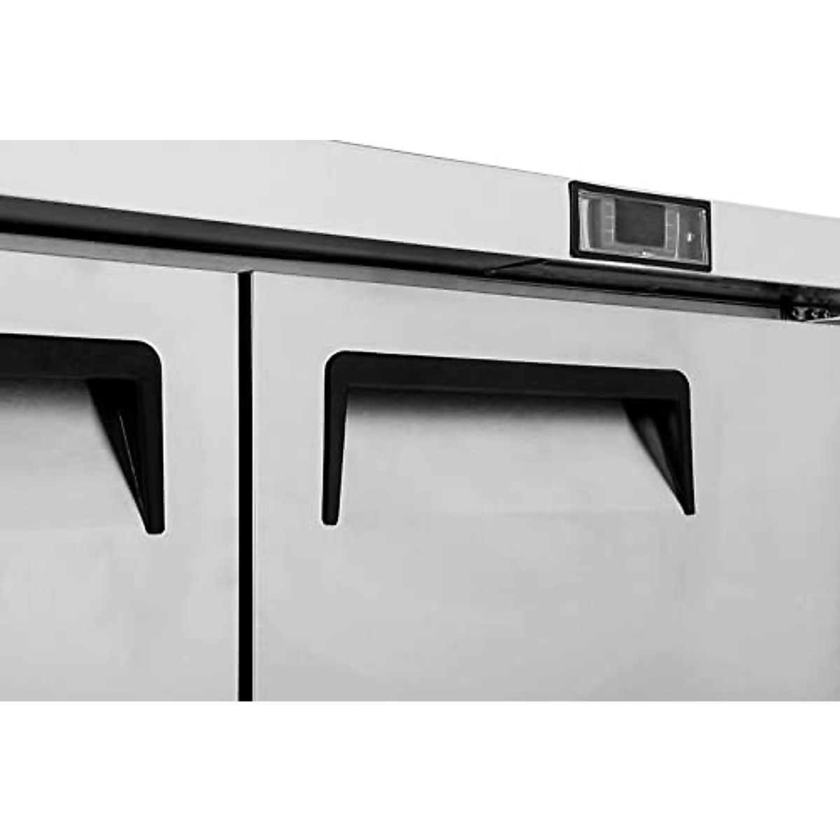 AtosaUSA MGF8402GR 48.25'' 2 Section Undercounter Refrigerator with 2 Left/Right Hinged Solid Doors and Side/Rear Breathing Compressor