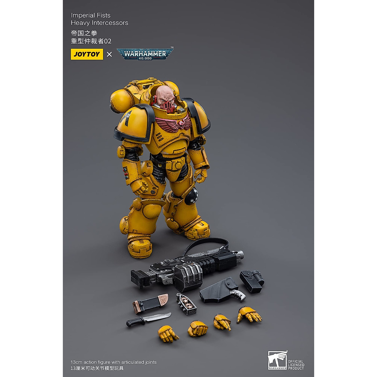 BLOOMAGE JOYTOY (BEIJING) TECH Warhammer 40k: Imperial Fists Heavy Intercessors 02 1:18 Scale Figure