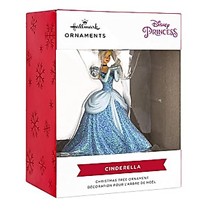 Hallmark Disney Cinderella Holding Glass Slipper Christmas Ornament