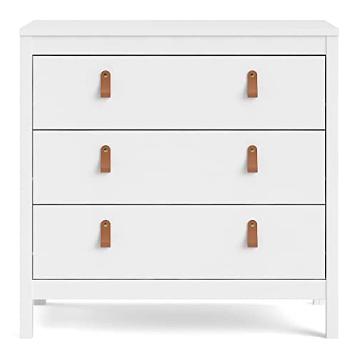 Tvilum 3 Drawer Chest, White