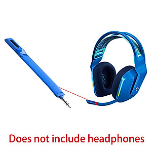 HUYUN Mic Replacement Crystal Sound Noise Isolation Microphone Compatible for Logit G733 Lightspeed RGB Gaming Headset (Blue)
