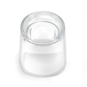 Generic Charger Glass Cup for Philips Sonicare Diamondclean Toothbrush, Replacement for HX93 HX99 Series Charger Glass, Compatible with HX9331 HX9332 HX9352 HX9362 HX9392 Charging Base (Transparent)