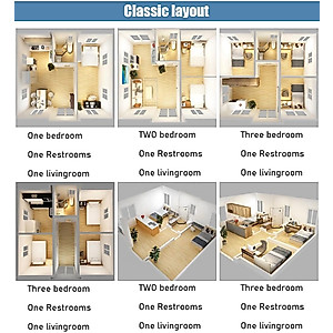 Generic Portable Prefabricated 40 FT Tiny Expandable Container House Standard with ensuite,2 Bedroom Granny Flat- Equipped with 3 Rooms, a Living Room, a Toilet and a Bathroom., Customizable