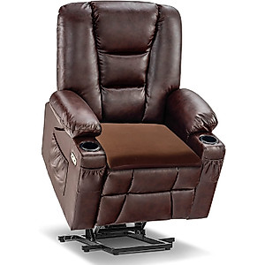 Sigmat Recliner Cushion for Elderly with Memory Foam 20x20x3 Inches Large Square Seat Cushion for Recliner Chair, Floor Pillow, Truck Seat Cushion Coffee