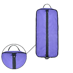 SIE 3 Layered Halter Bridle Carry Bags for Horse Tack (Purple)