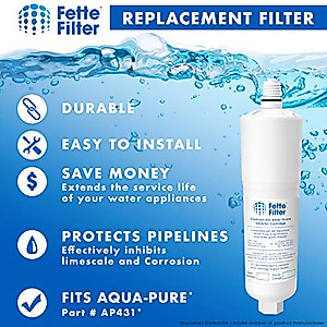 Fette Filter - Water Filter Cartridge Compatible with AP431 (Pack of 4)