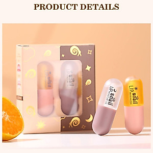 Moisturizing Lip Plumper Set - Natural Lip Plumper and Lip Care Serum, Lip Gloss For Day & Night, Lip Enhancer for Fuller, Hydrating & Reduce Fine Lines, 6ml