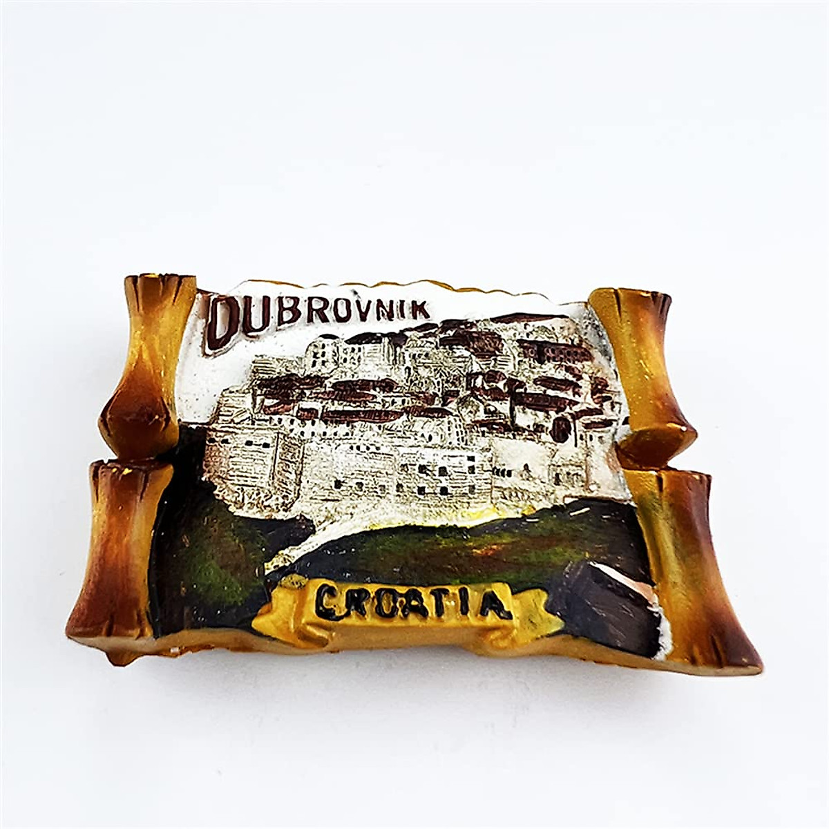 Dubrovnik Croatia Refrigerator Magnet Travel Souvenir Refrigerator Decoration 3D Fridge Magnetic Sticker Hand Painted Craft Collection