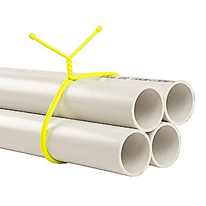 Nite Ize, Inc. GT64-33-R3 Nite Ize Original Gear, Reusable Rubber, 64 Inch, Neon Yellow, Made in the USA Twist Tie, 64"-2 Pack