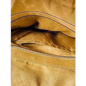 Seamido Straw Bag Handwoven Beach Bags Corn Straw Tote Woven Shoulder Bag For Women (Khaki)