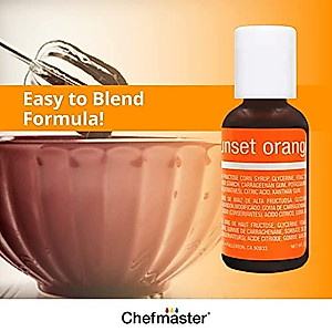 Chefmaster - Liqua-Gel Food Coloring - Fade Resistant Food Coloring - 8 Pack - Vibrant, Eye-Catching Colors, Easy-To-Blend Formula, Fade-Resistant - Made in the USA