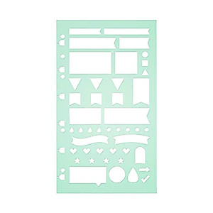 Filofax Planning Stencil Sheet