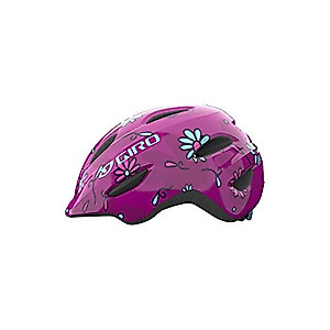 Giro Scamp MIPS Youth Recreational Cycling Helmet - Pink Street Sugar Daisies (2022), Small (49-53 cm)